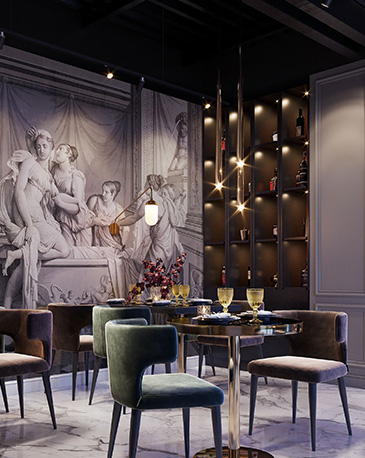 Restaurant Interior Designer in Dubai - Nits Decor