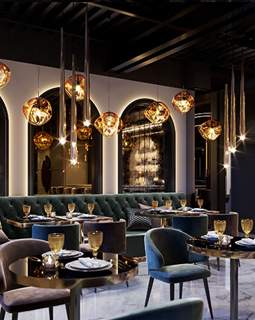 Restaurant Interior Designer in Dubai - Nits Decor